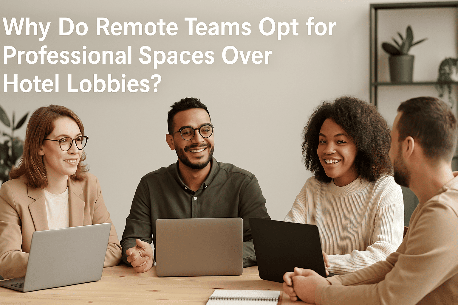 Why Do Remote Teams Opt for Professional Spaces Over Hotel Lobbies?